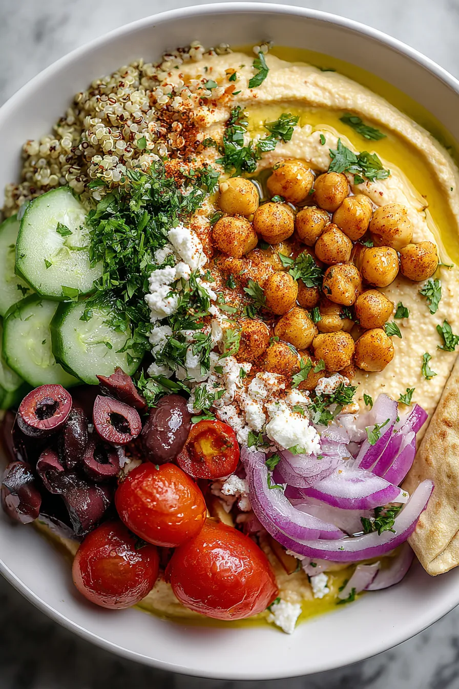 Mediterranean Hummus Bowl – TartAmour