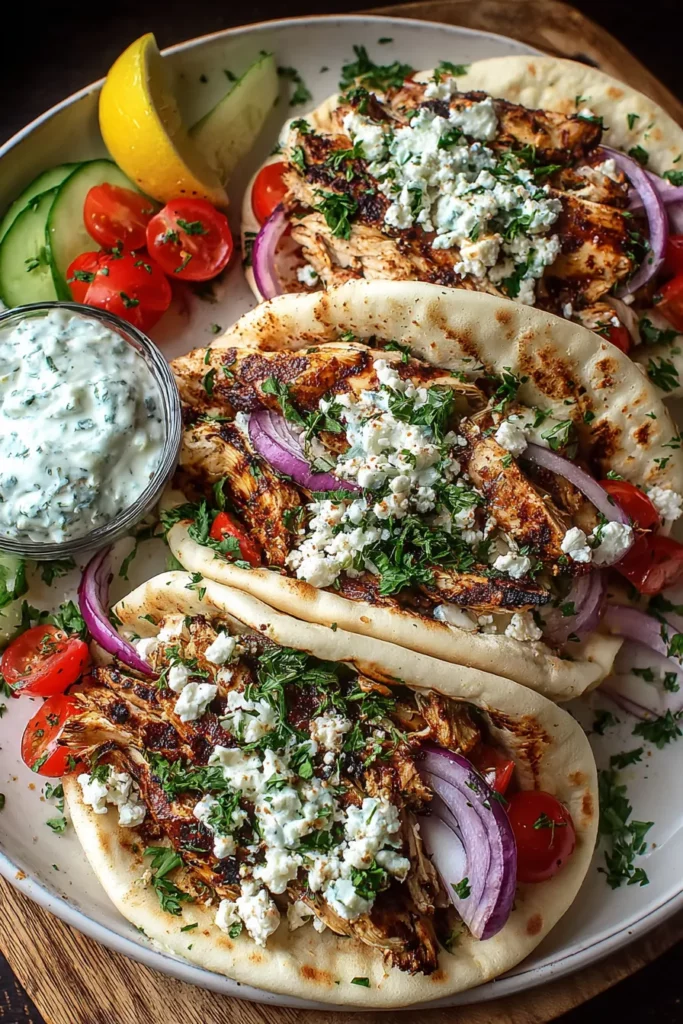Mediterranean Chicken Gyros – TartAmour