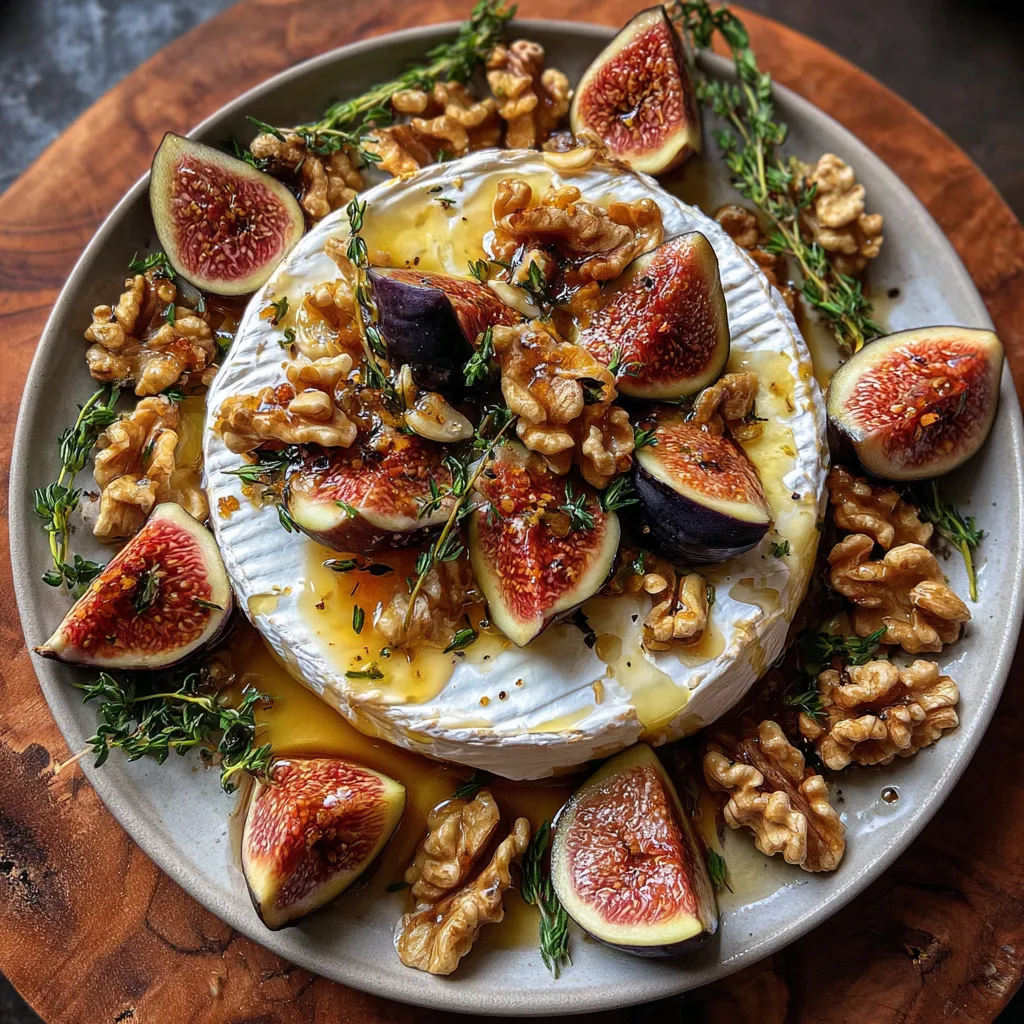 Warm Brie with Roasted Figs & Walnuts – TartAmour