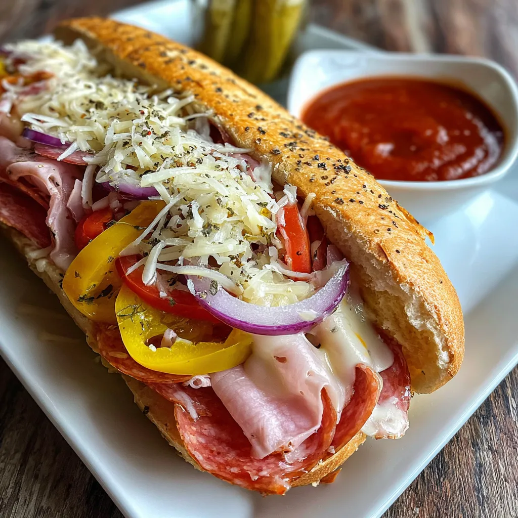 Baked Italian Sub Sandwich – TartAmour