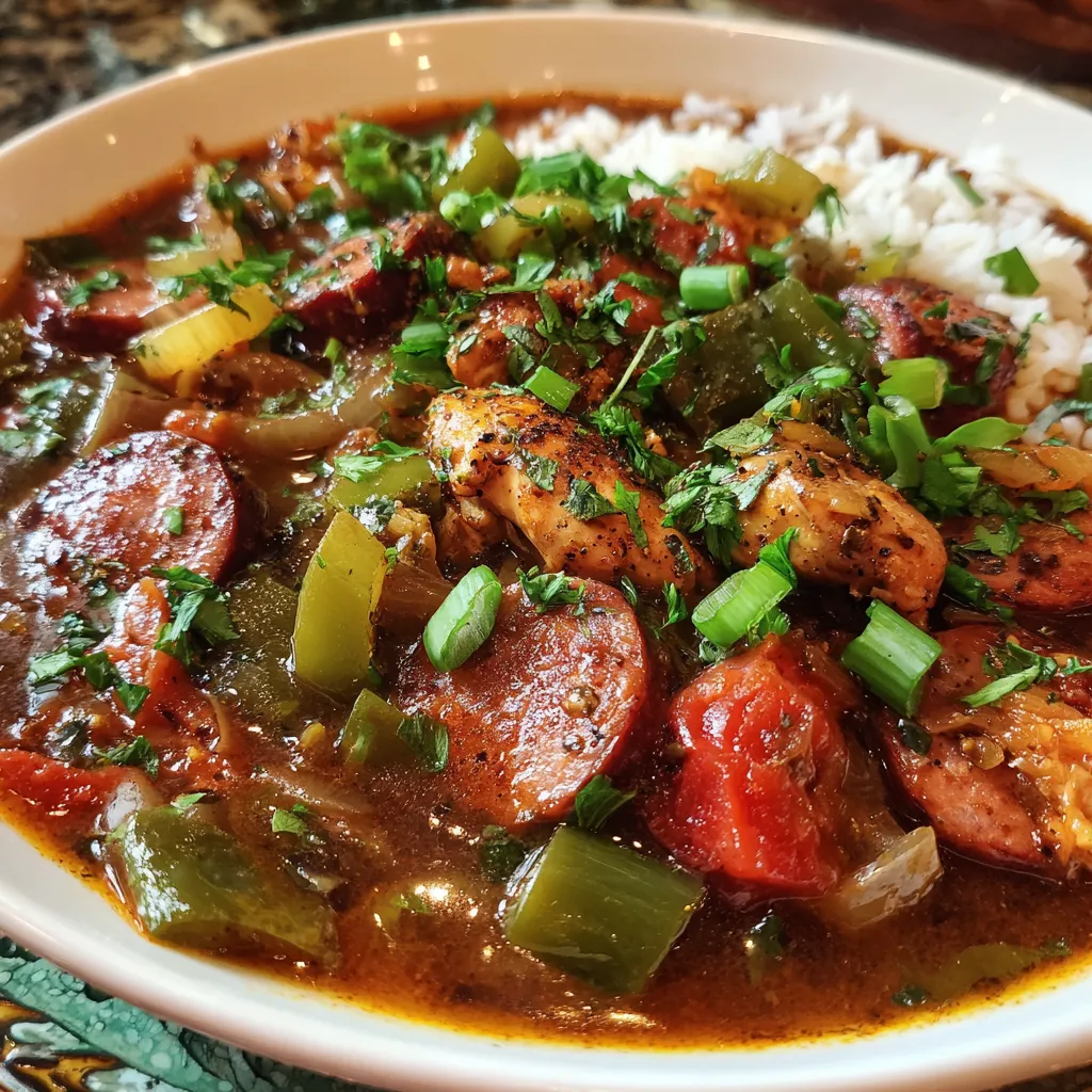 Authentic Cajun Sausage & Chicken Gumbo – TartAmour