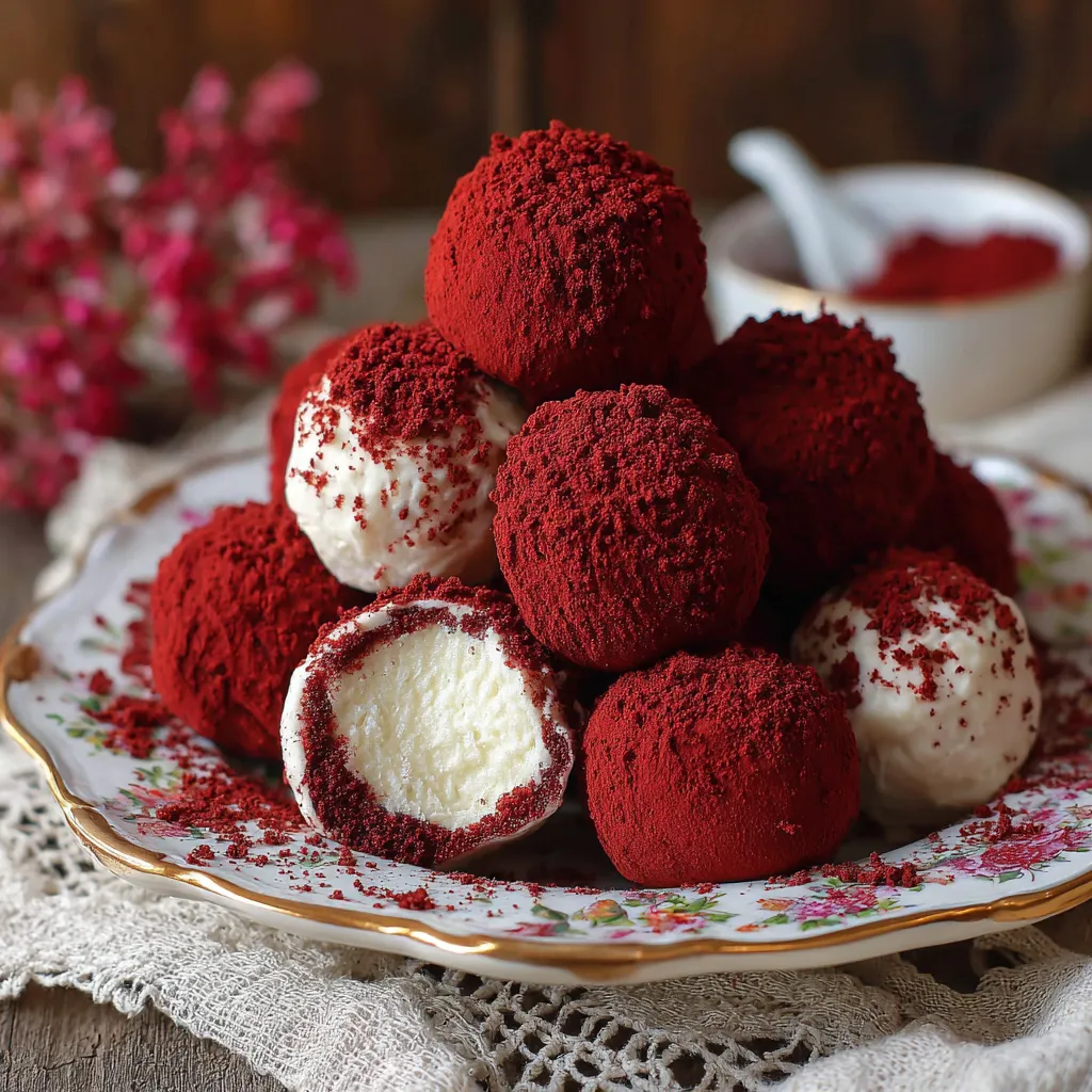 Red Velvet Truffles – TartAmour
