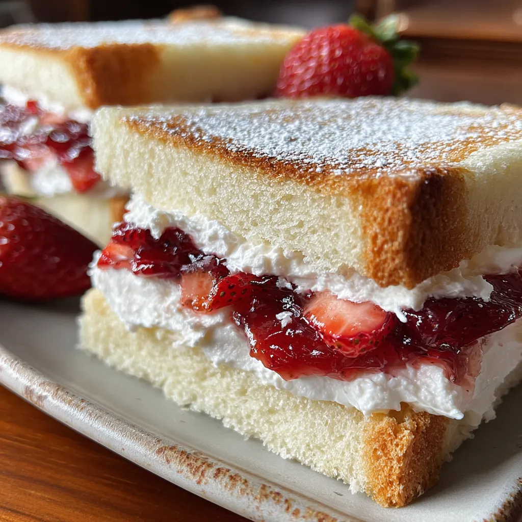 Strawberry Cream Sandwiches – TartAmour