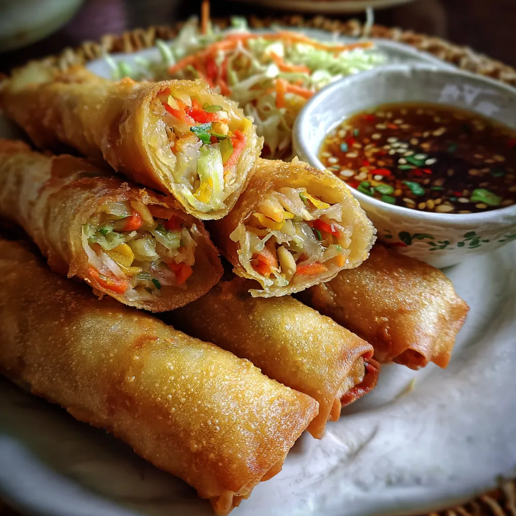 Chicken Vegetable Spring Rolls – TartAmour